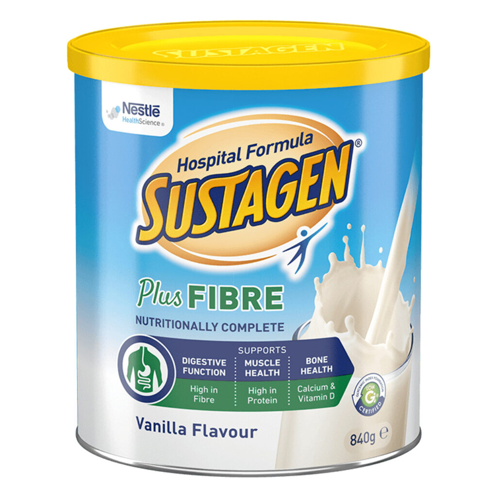 Sustagen Hospital Formula – PLUS FIBRE 840g - Sumac Medical Supplies