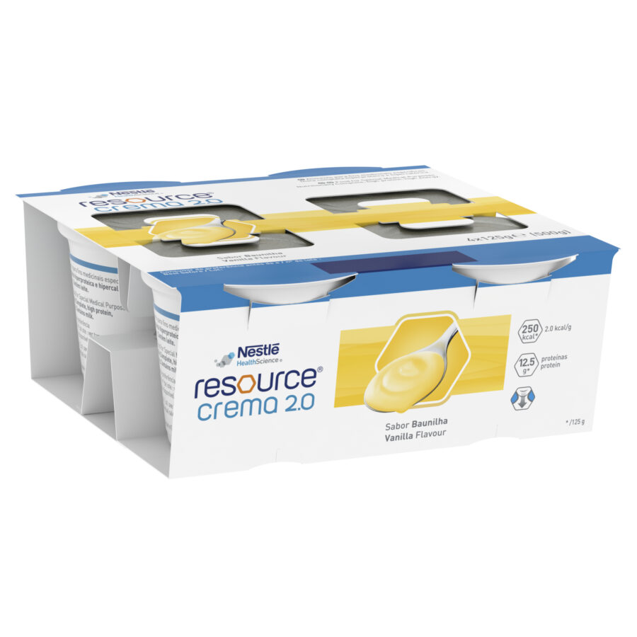 Nestle Resource Crema 2.0 Vanilla 125g cup 24 units - Sumac Medical ...