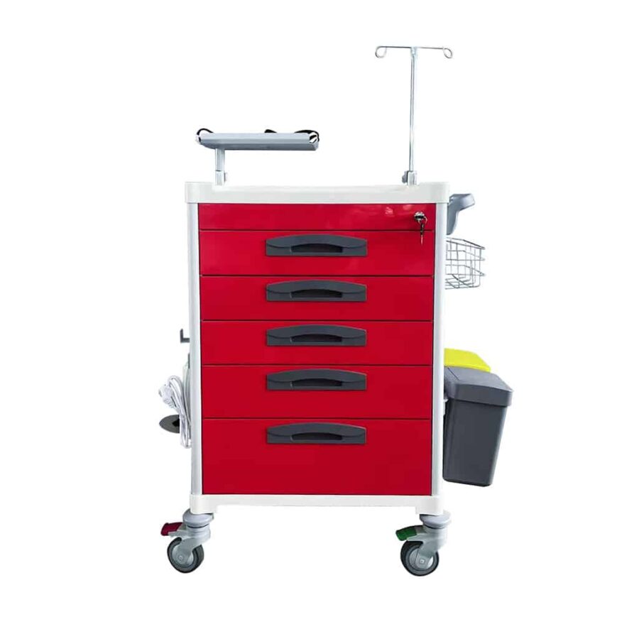 Task Medical Emergency Trolley - Sumac Medical Supplies